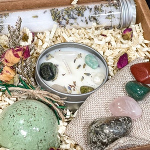 Taurus Crystal Gift Set, Taurus Crystal Box, Taurus Gift, Taurus Candle ...