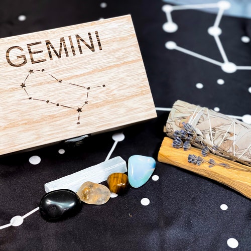 Gemini Crystal Set - Etsy