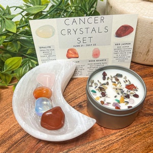 Cancer Crystals, Cancer Crystal Set, Gemstones for Cancer, Cancer ...