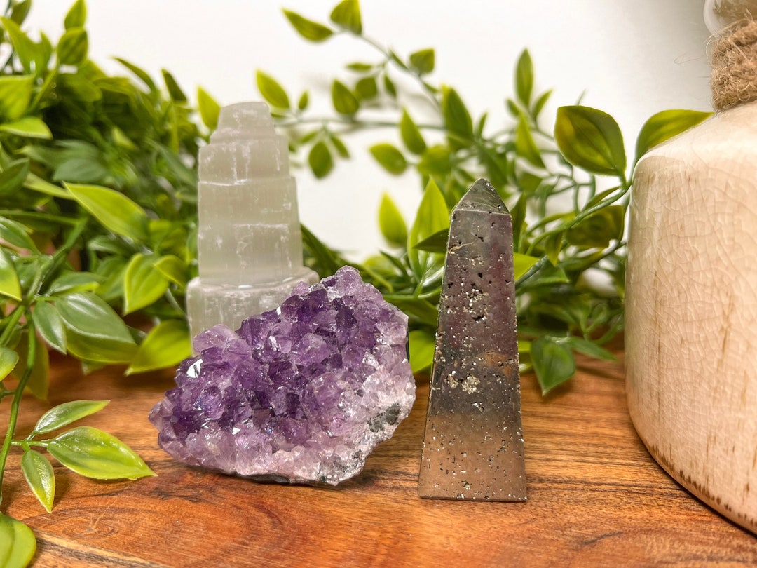 Crystal Home Kit, House Protection Set, Positive Energy Crystal Set ...
