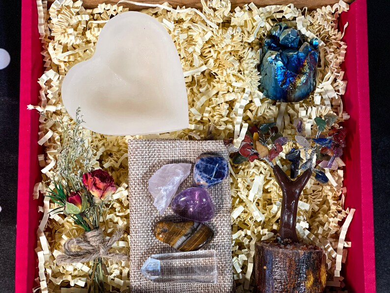 Birthday Crystal Set Birthday Crystal Box Crystal Birthday - Etsy