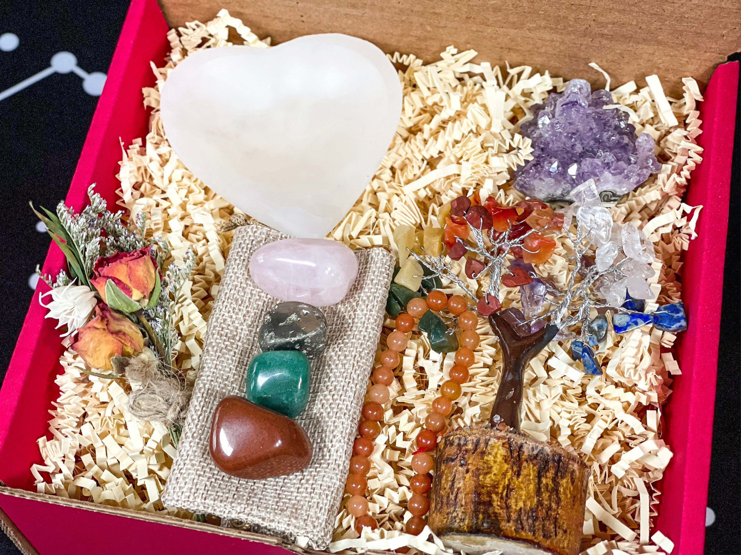 Taurus Crystal Set Taurus Crystal Box Birthday Crystal Gift - Etsy