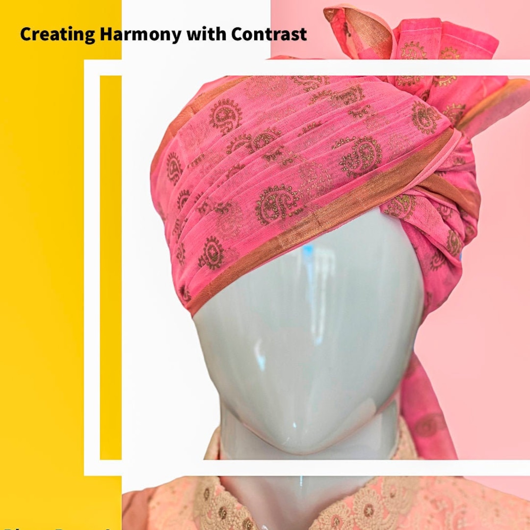 Indian Wedding Men's Traditional Turban/safa/pagdi/pheta cloth/fabric ...