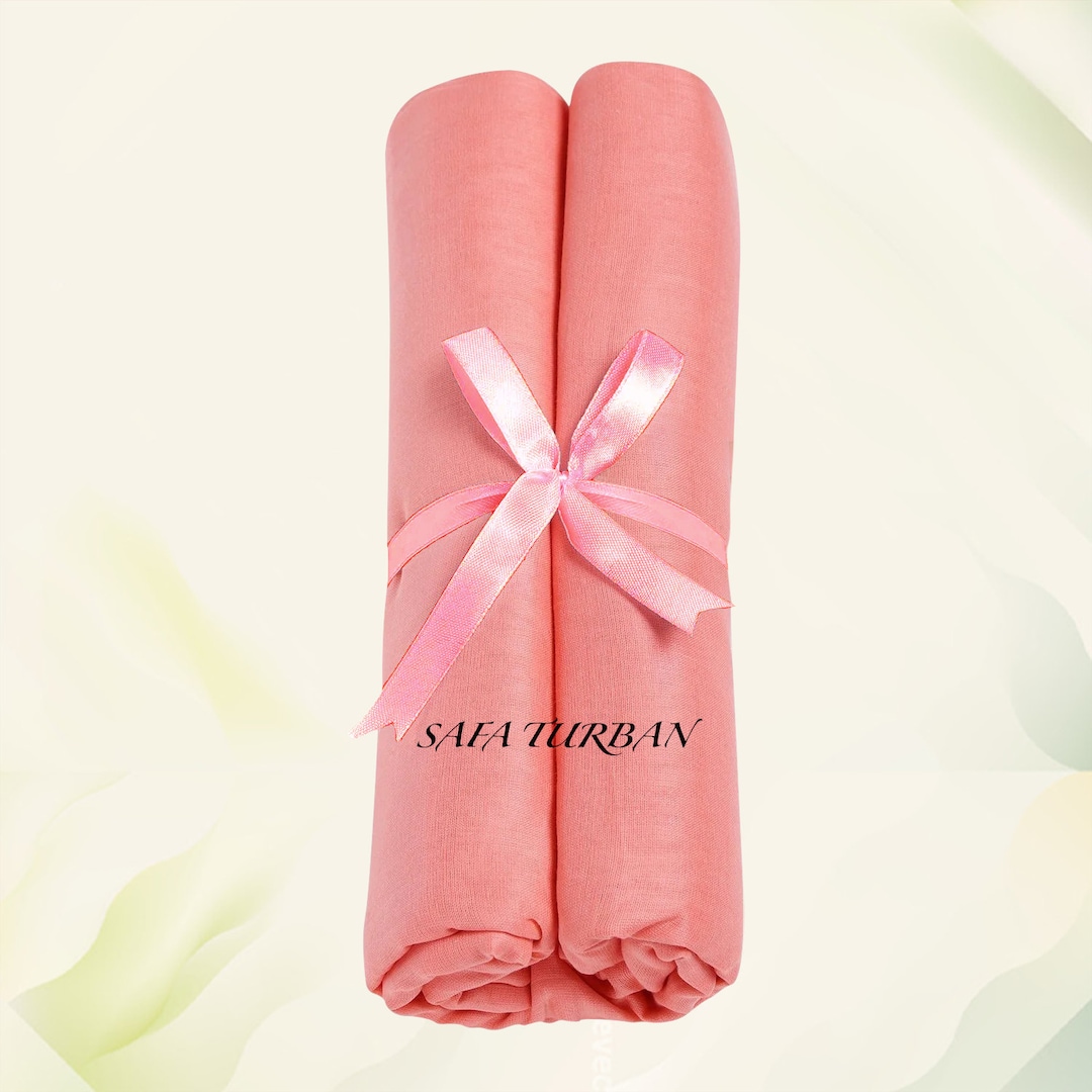 Sikh Turban- Light Peach (full Voile and Rubia(medium)/half and Half ...
