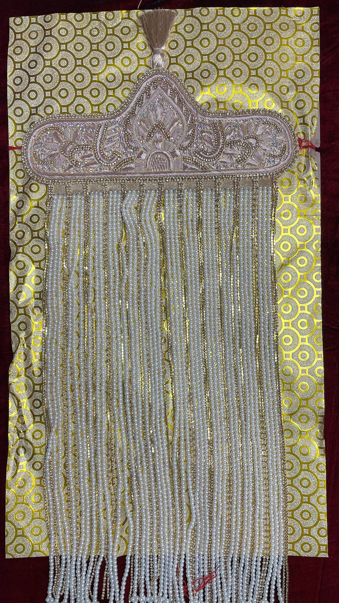 Indian Groom Sehra- Indian Wedding Accessories- Rose Gold Sehra With ...