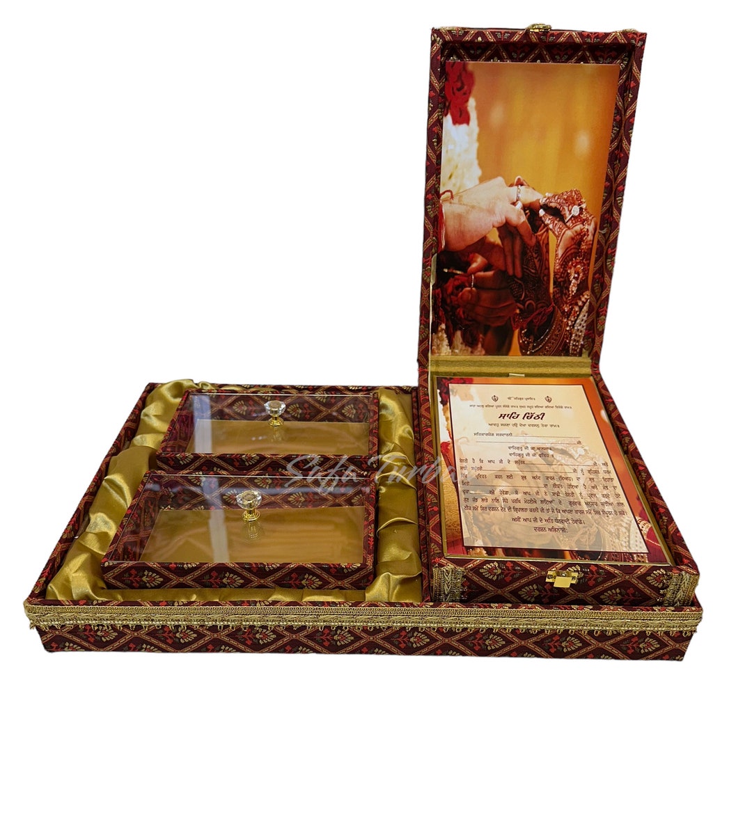 Wedding Invitation- Designer Lagan Patrika/peeli Chitthi/sahi Chitthi ...