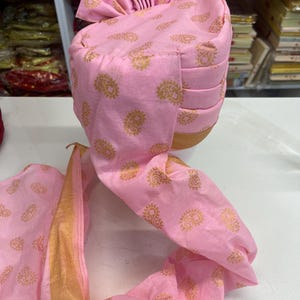 Indian Wedding- Hindu Safa With Velcro for Baraati/family Members, Safa ...