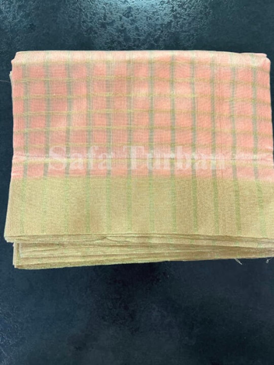 Men's Traditional Turban Fabric/safa/pagdi/pheta Cloth (peach-golden ...
