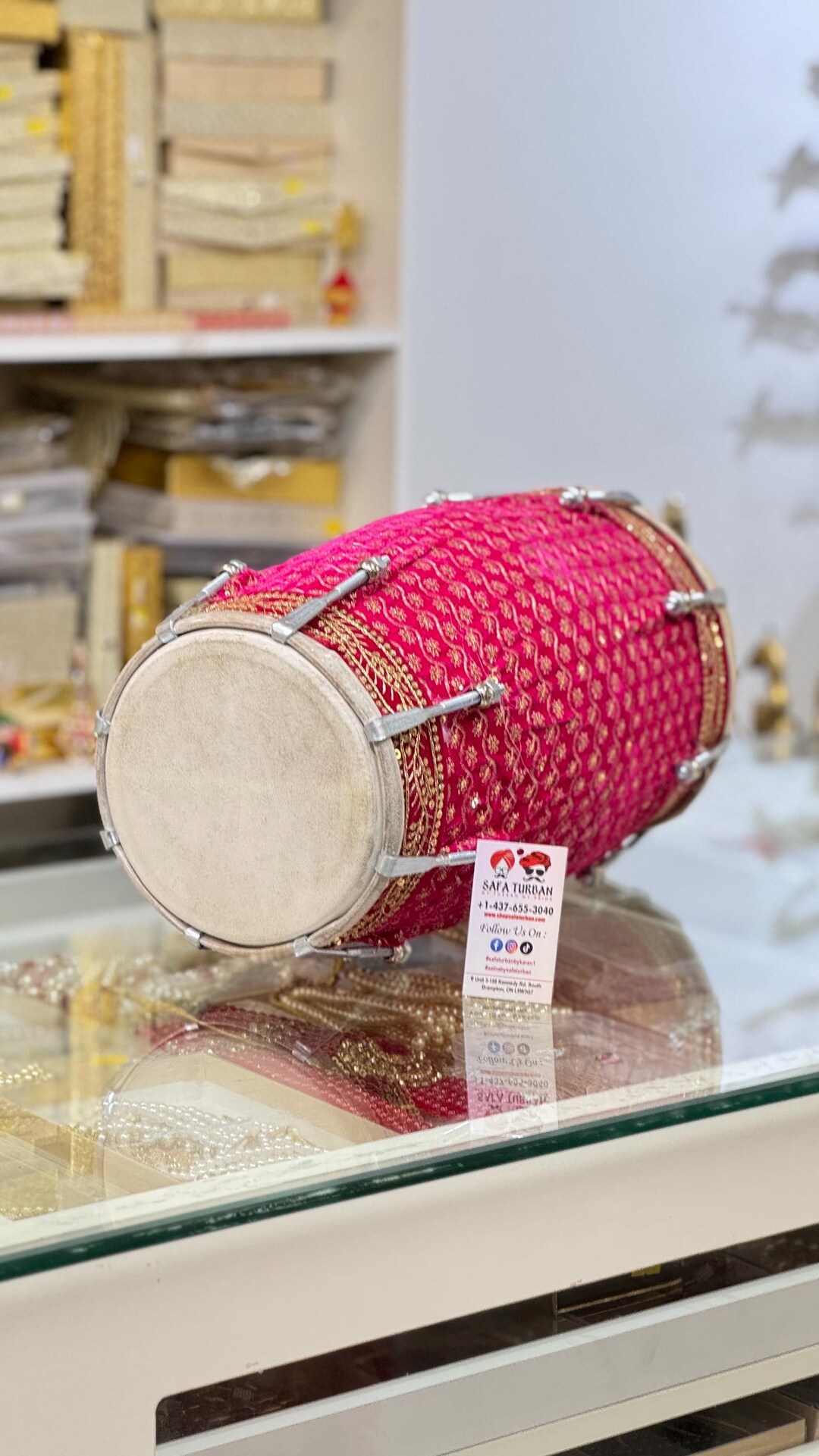 Hot Pink Dholki/decorative Dholki/wedding Celebration Instrument - Etsy