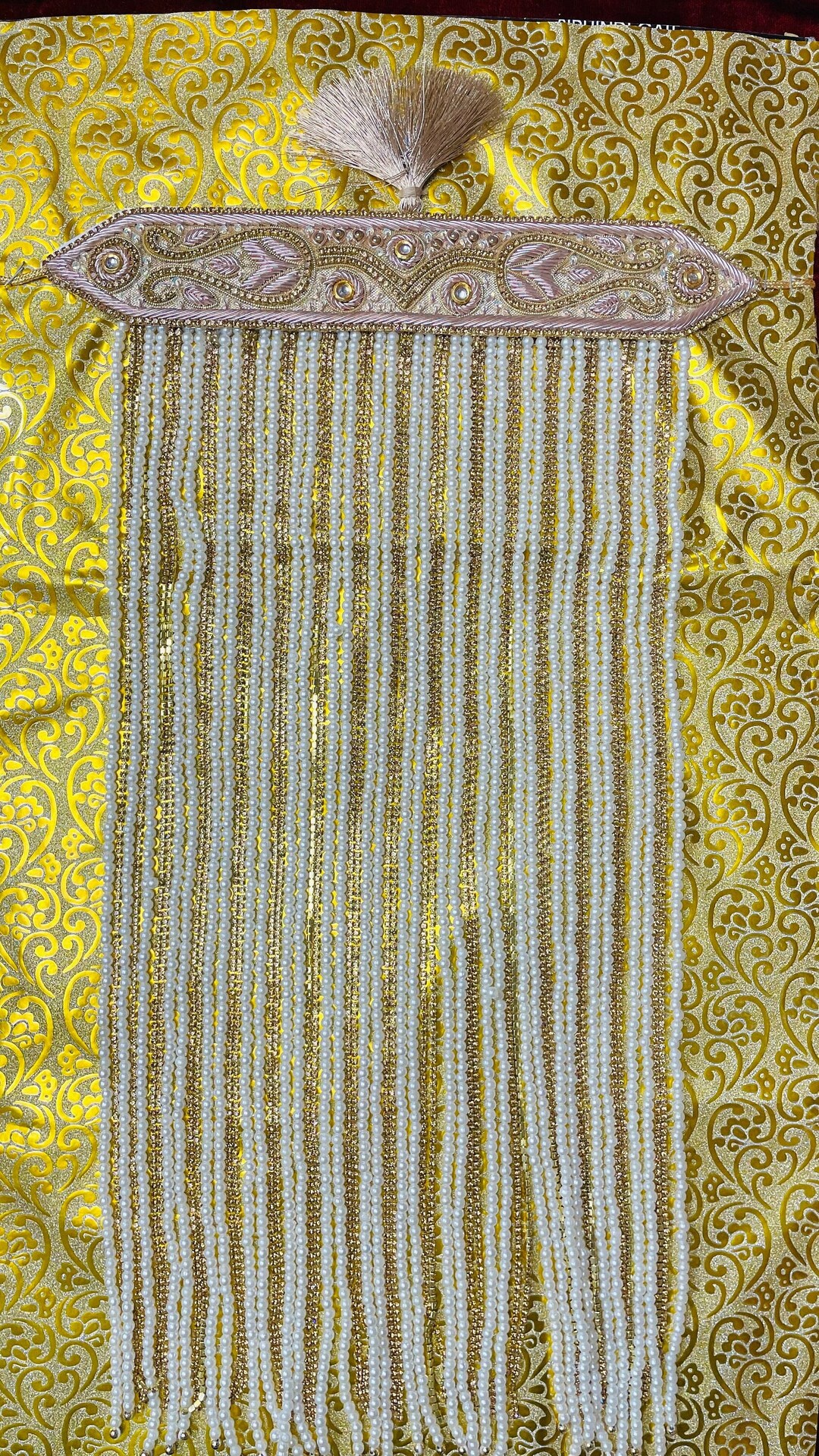 Indian Groom Sehra- Indian Wedding Accessories- Rose Gold Sehra ...