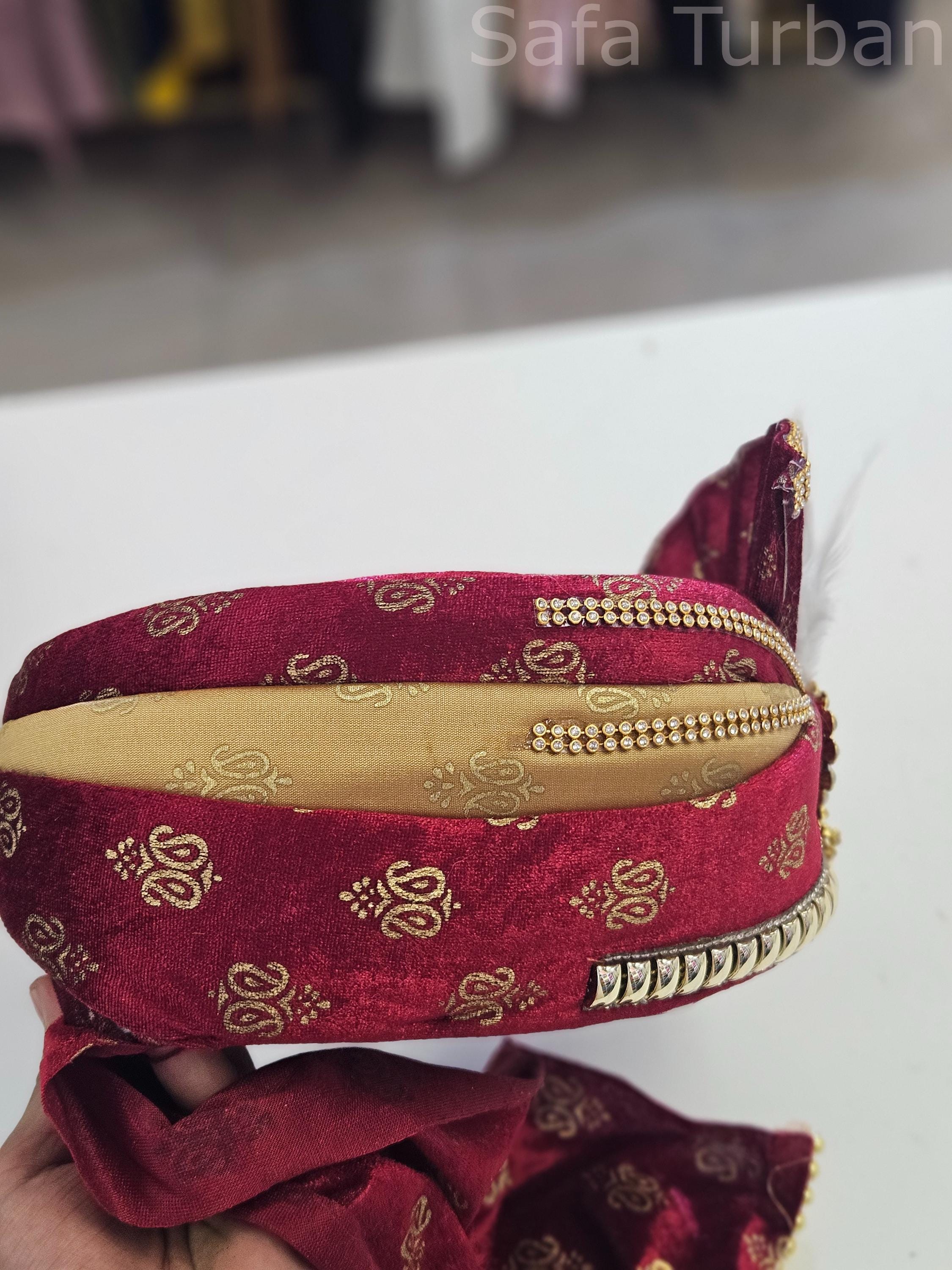 Hindu Wedding Wedding Turban for Kids, Kids Safa, Safa red Colour - Etsy