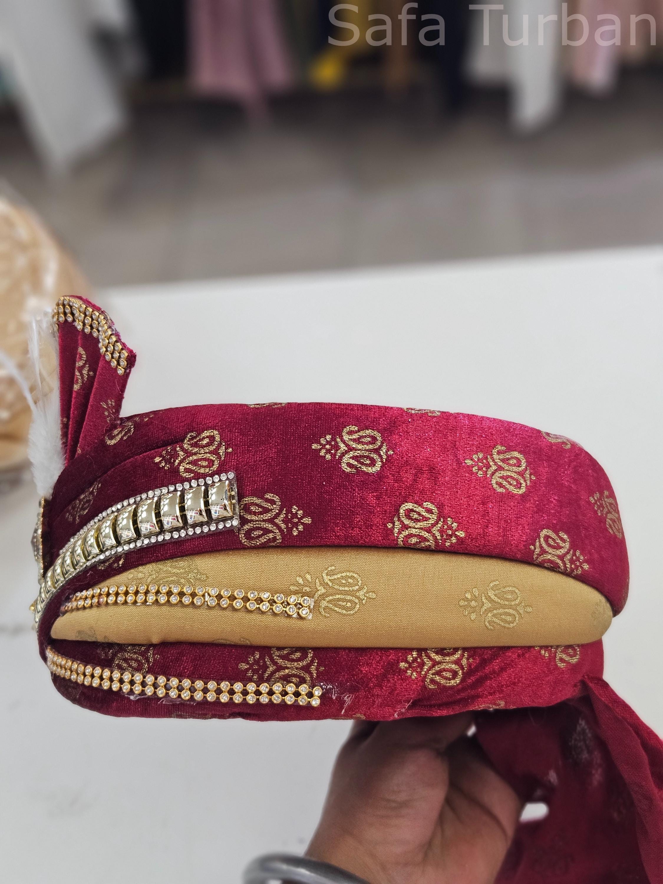 Hindu Wedding Wedding Turban for Kids, Kids Safa, Safa red Colour - Etsy