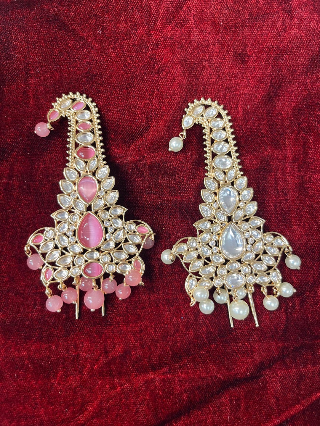 Indian Groom Wedding Accessories- Kundan Stone Kalangi/kalgi for Men's ...