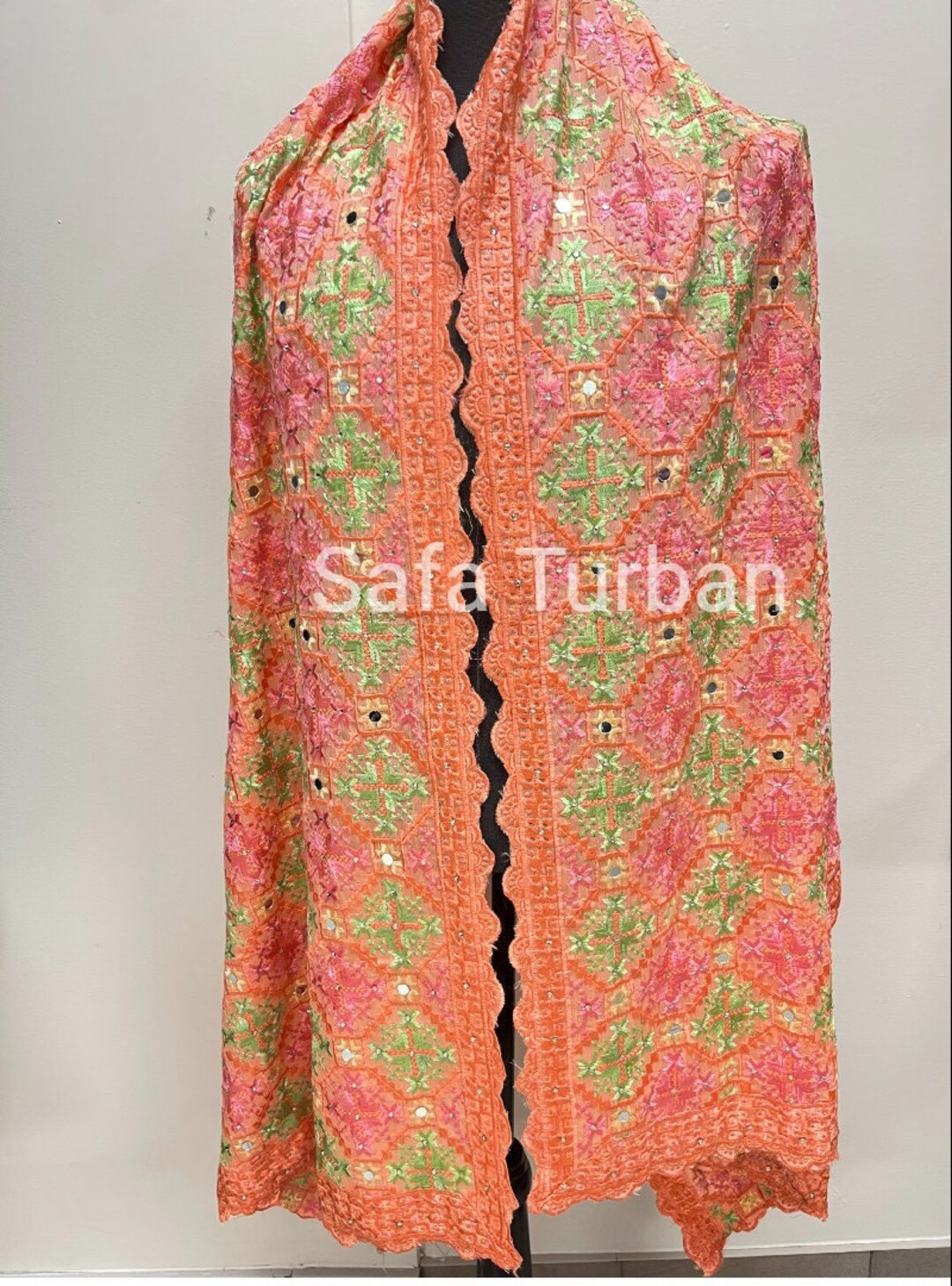 Phulkari Dupatta Women's Phulkari Dupatta, Scarf, Multicolour Phulkari ...