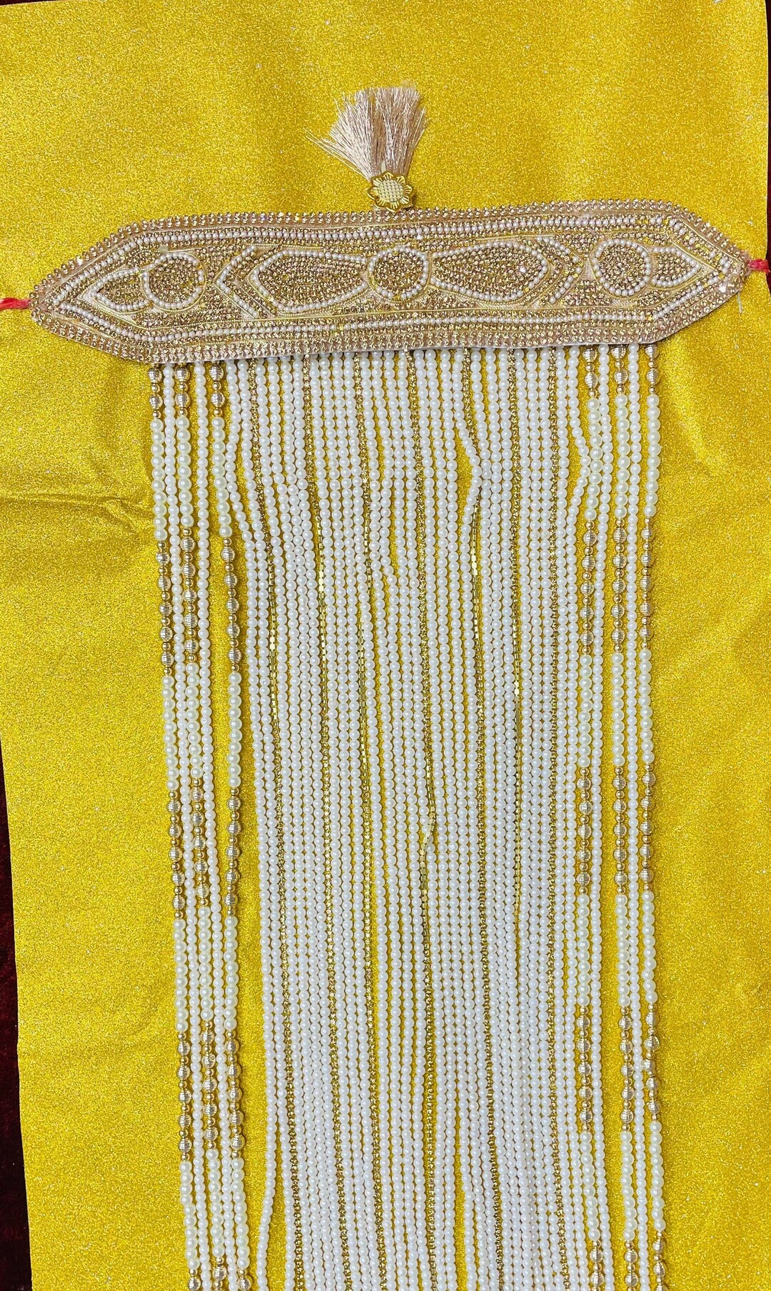 Indian Groom Sehra- Indian Wedding Accessories- Sehra With Golden and ...