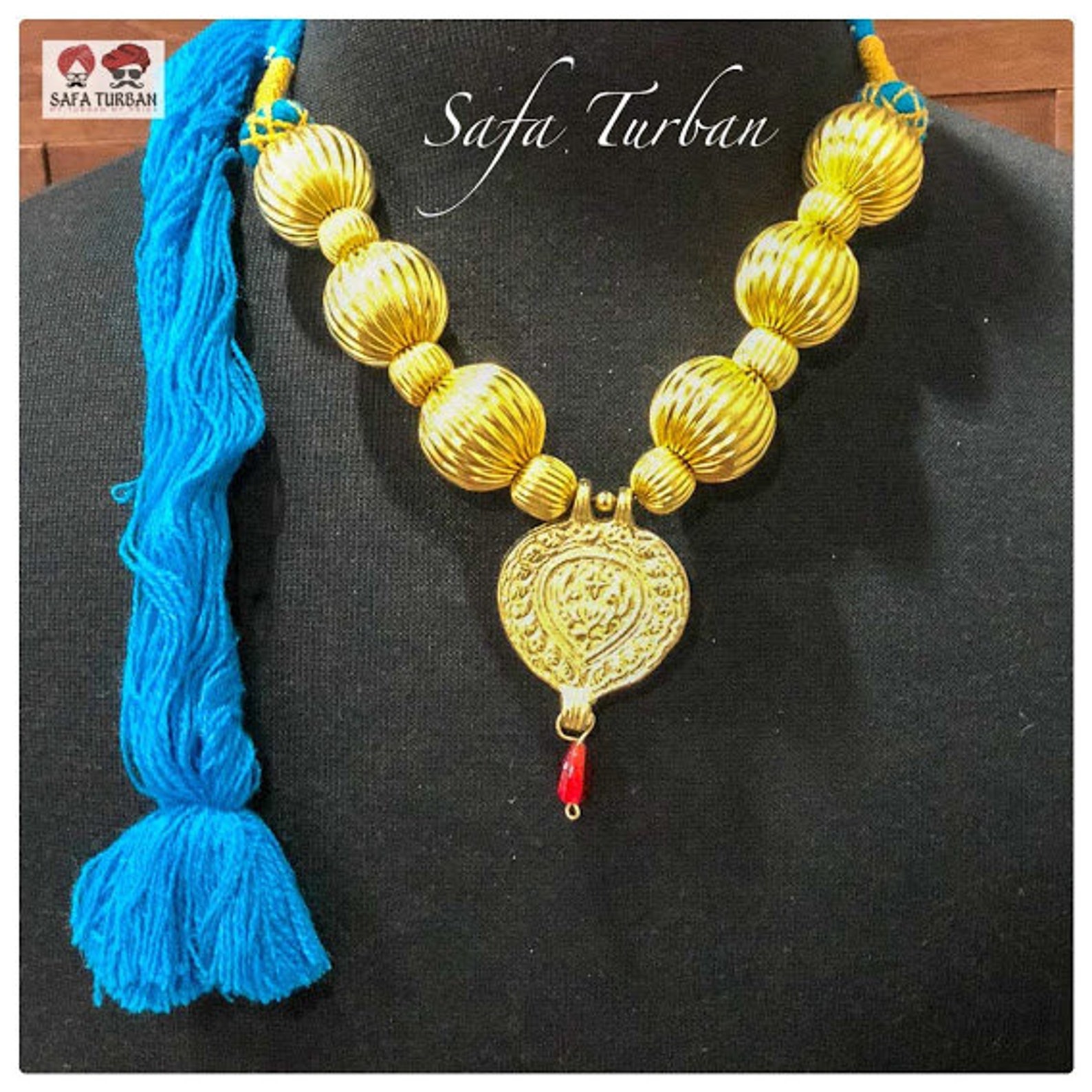 Kaintha Pendant Necklace Punjabi Folk Cultural Bhangra/ | Etsy