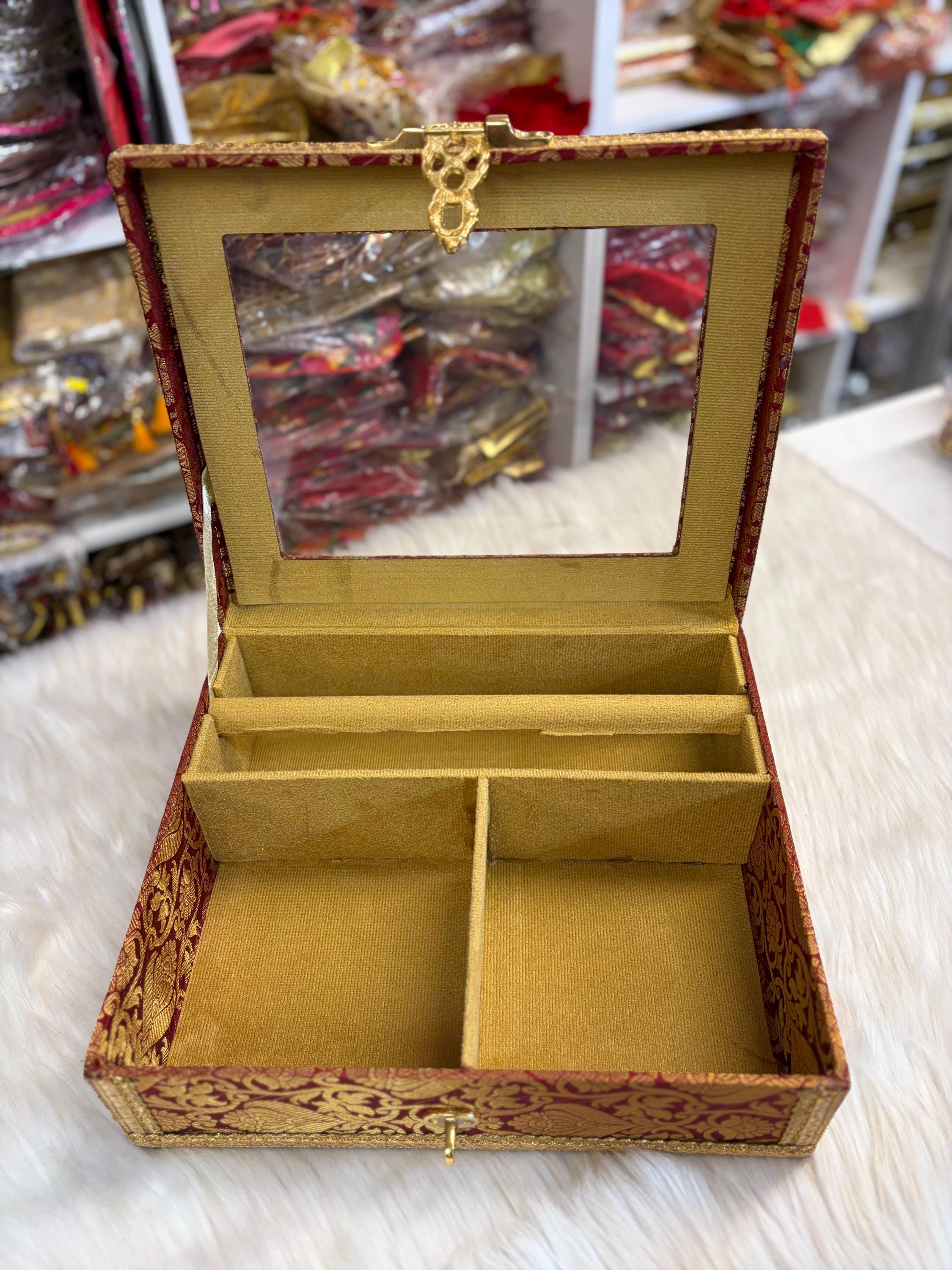 Churra /kalira Box- Brocade Handcrafted Box- Trousseau Box- Churra ...