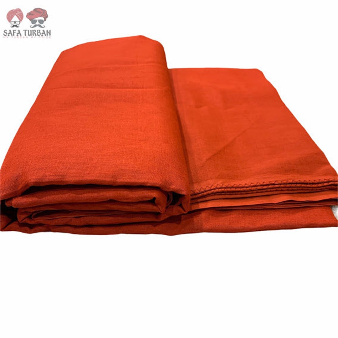Sikh Turban- Rust (fullvoile), Sikh Turban, Turban Fabric - Etsy