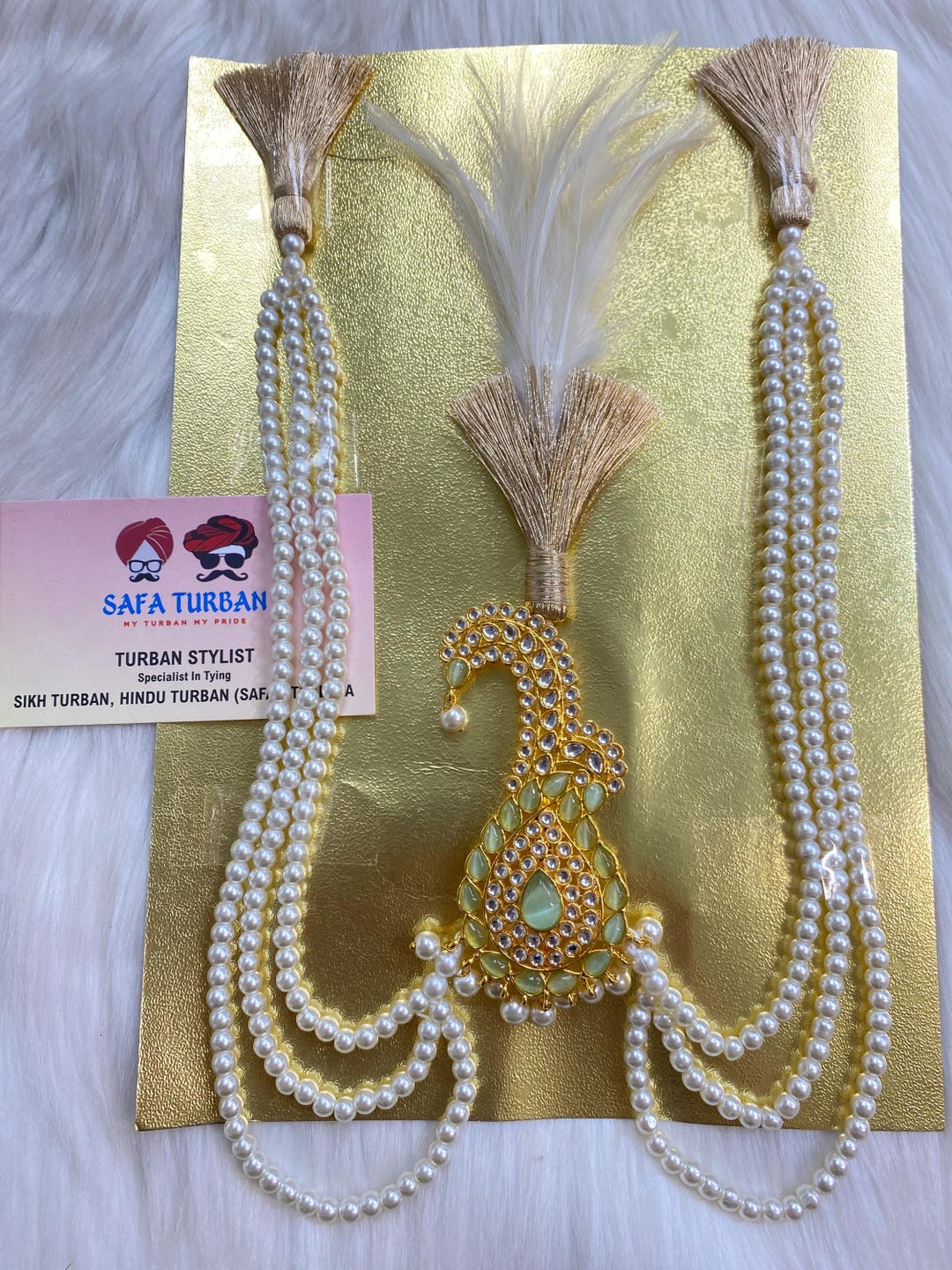 Indian Wedding Accessories- Kalangi/kalgi for Men's Safa/groom Turban ...