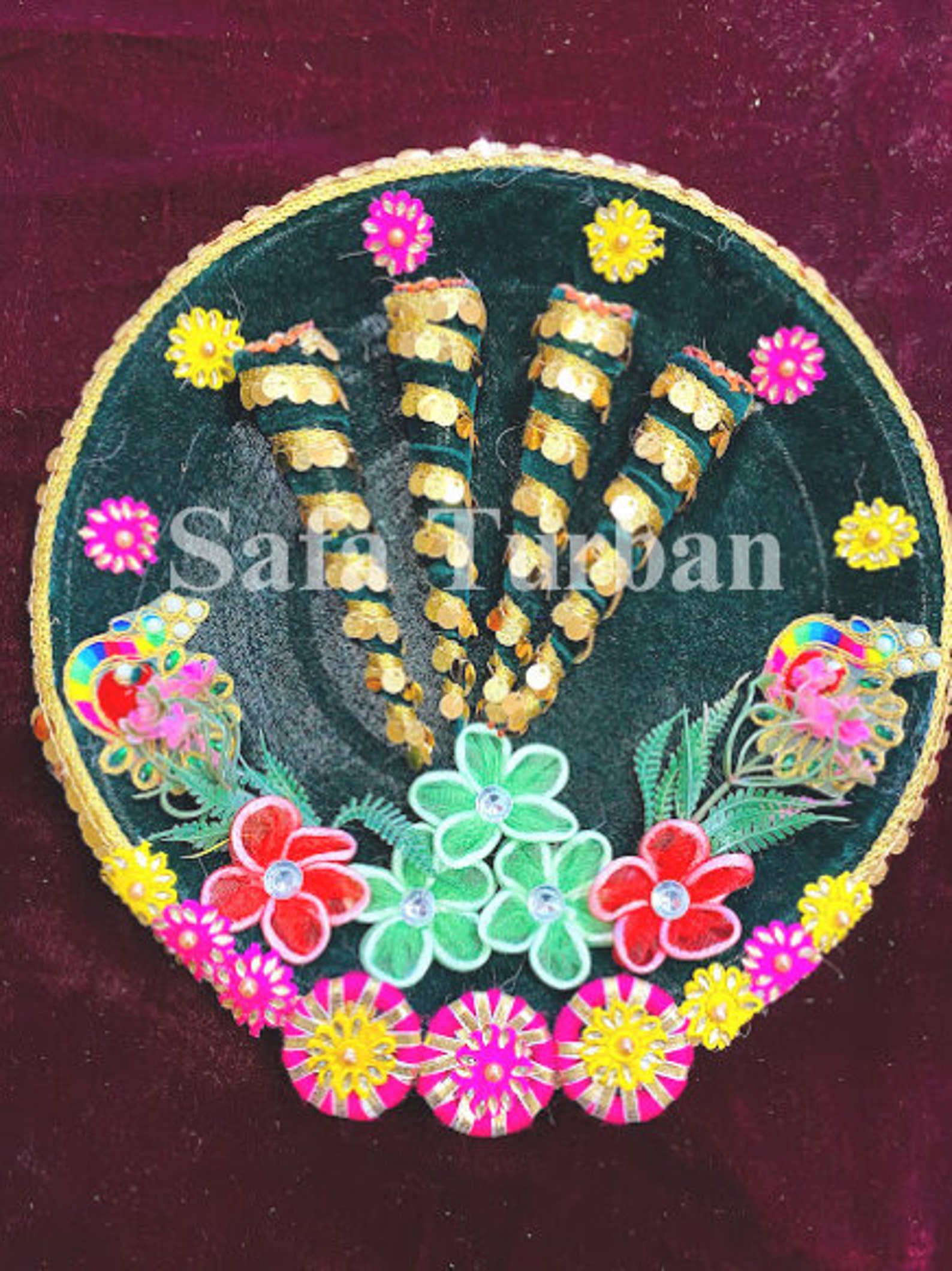 Mehndi Ceremony Platter, Mehndi Décor Mehndi Tray/ Heena Plate for ...