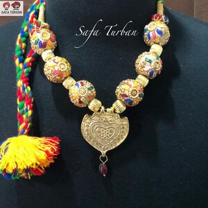 Kaintha Pendant Necklace punjabi Folk Cultural Bhangra/ Giddha - Etsy ...