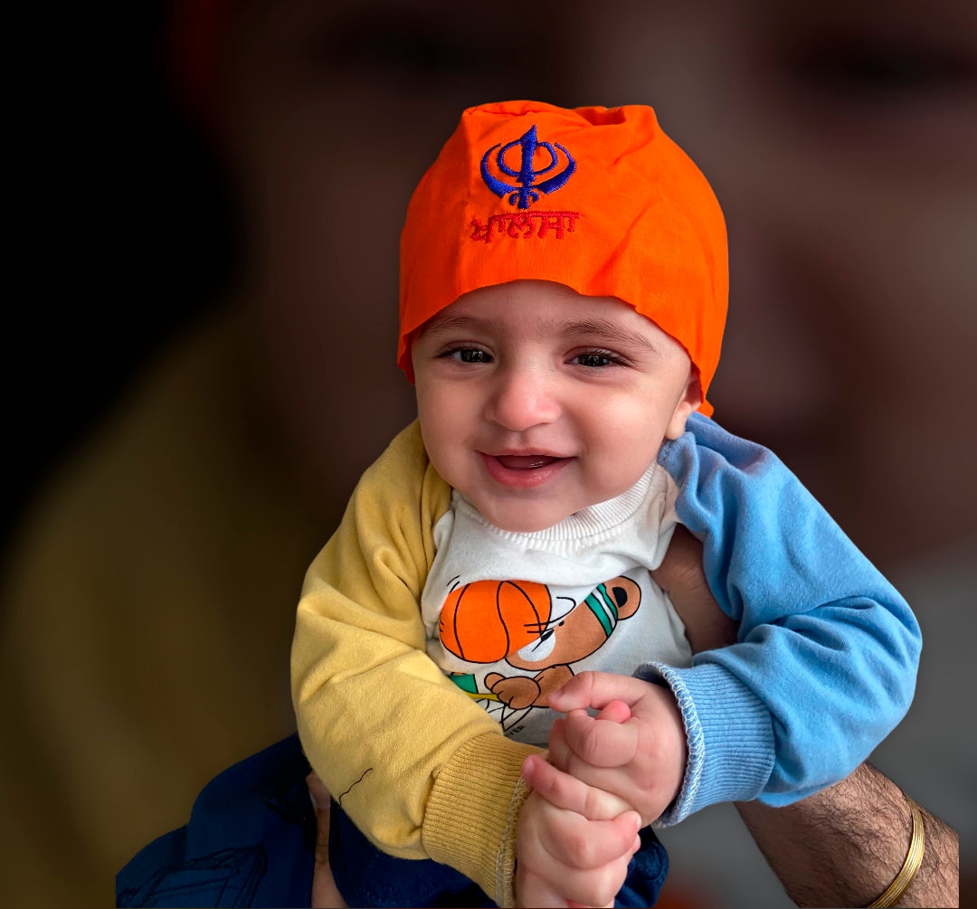 Sikh Patka- Kids Patka With Khanda Sign in Front - Etsy