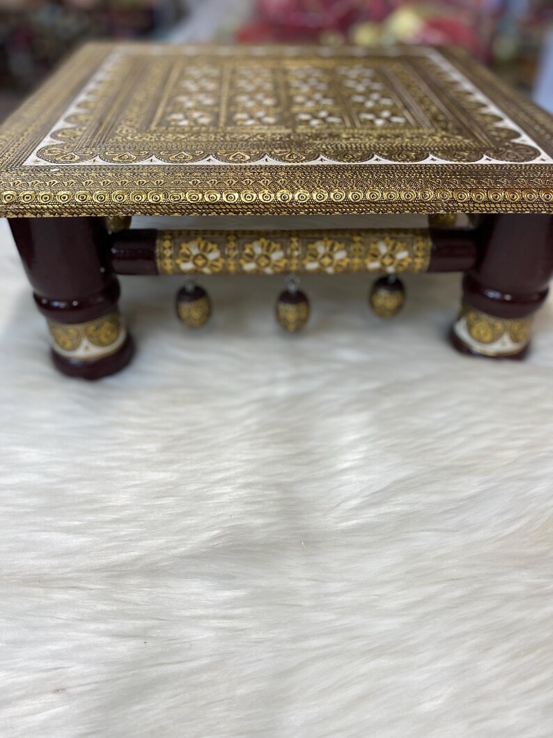 Pihdi/bench/ Chownki/patra- Wedding Accessories-beautiful Hand Crafted ...