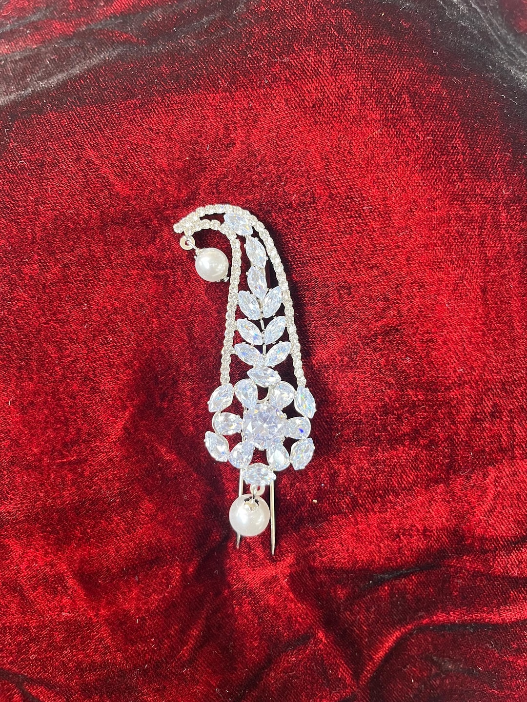 Indian Groom Wedding Accessories-ad Stone Silver Kalangi/kalgi for Men ...