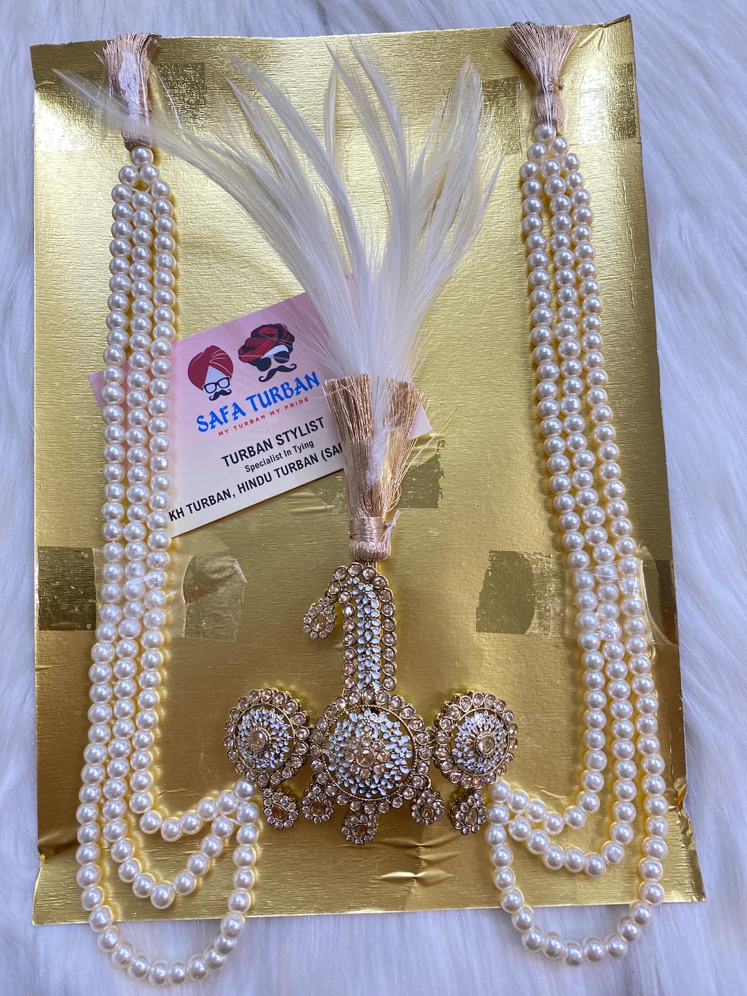 Indian Wedding Accessories- Kalangi/kalgi for Men's Safa/groom Turban ...