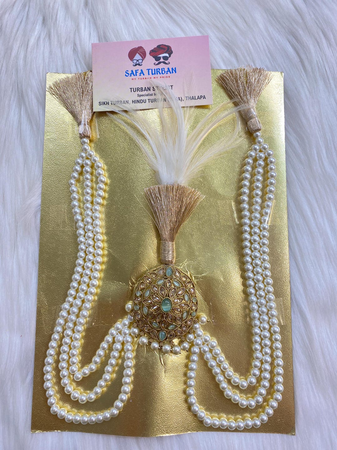 Indian Wedding Accessories- Kalangi/kalgi for Men's Safa/groom Turban ...