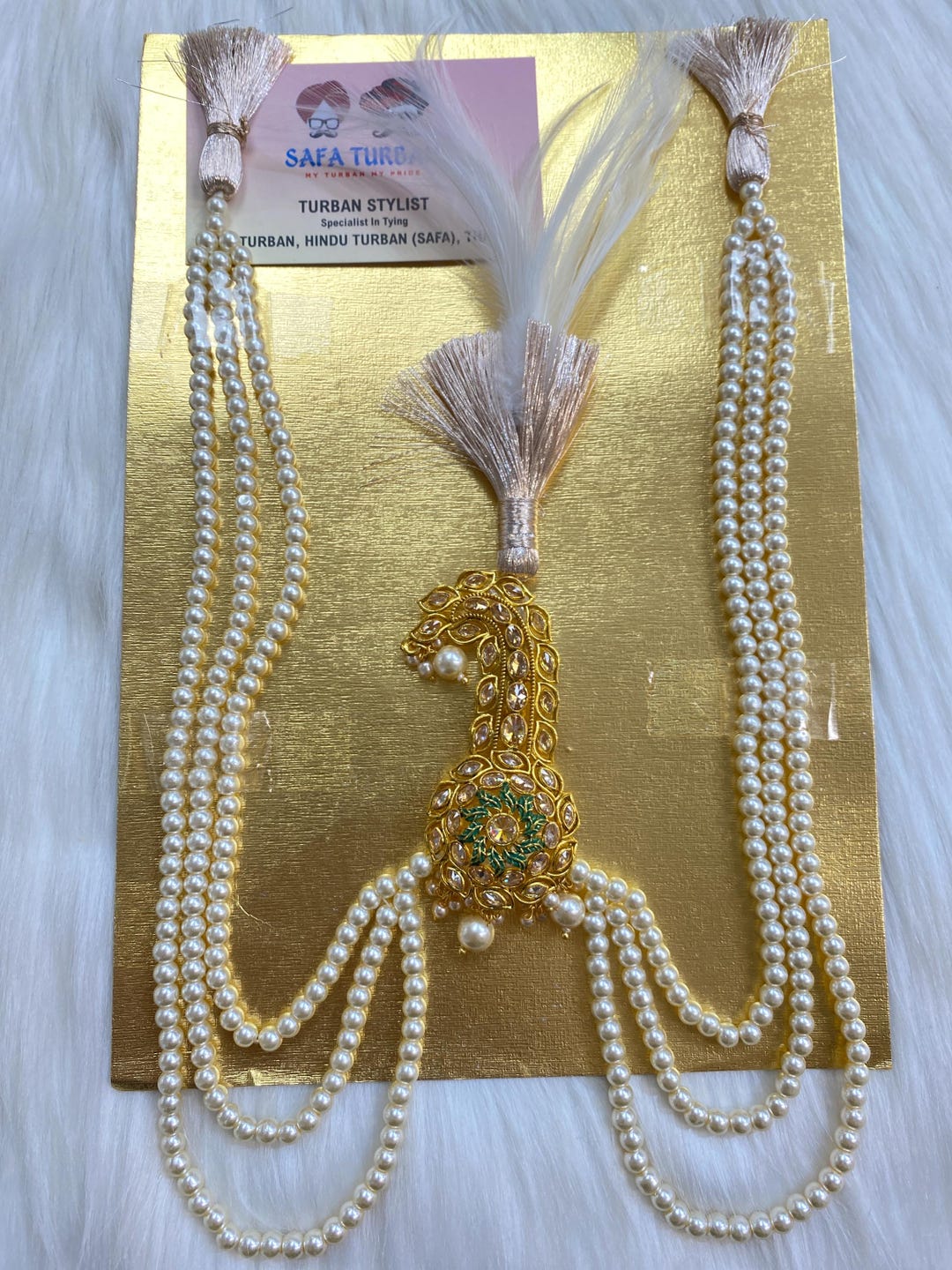 Indian Wedding Accessories- Kalangi/kalgi for Men's Safa/groom Turban ...