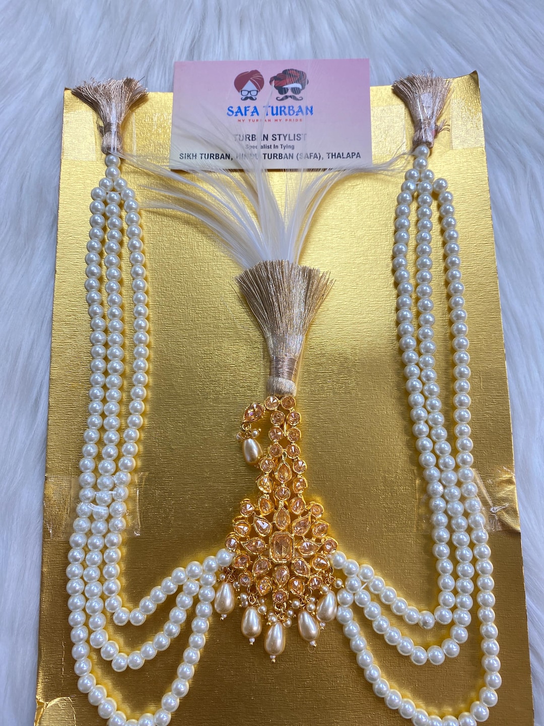 Indian Wedding Accessories- Kalangi/kalgi for Men's Safa/groom Turban ...