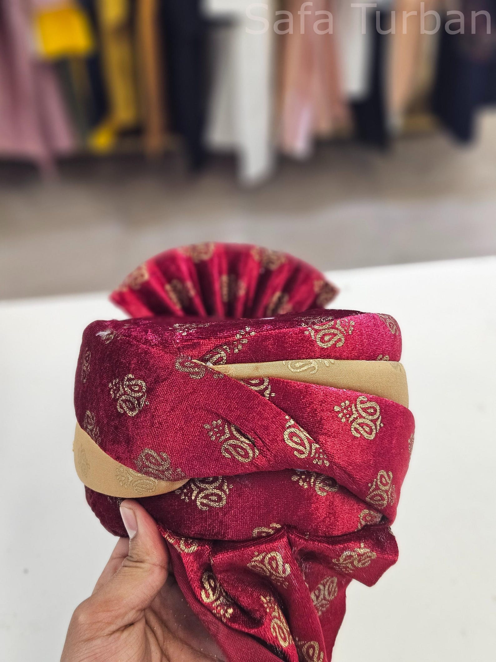 Hindu Wedding Wedding Turban for Kids, Kids Safa, Safa red Colour - Etsy