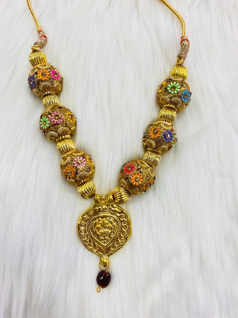 Kaintha Pendant Necklace (punjabi Folk Cultural Bhangra/ Giddha) - Etsy ...