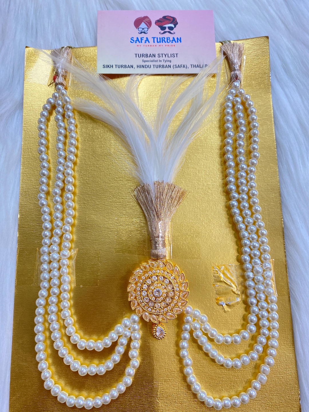 Indian Wedding Accessories- Kalangi/kalgi for Men's Safa/groom Turban ...