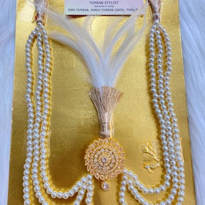 Indian Wedding Accessories Kalangi/kalgi for Men's Safa/groom Turban ad ...