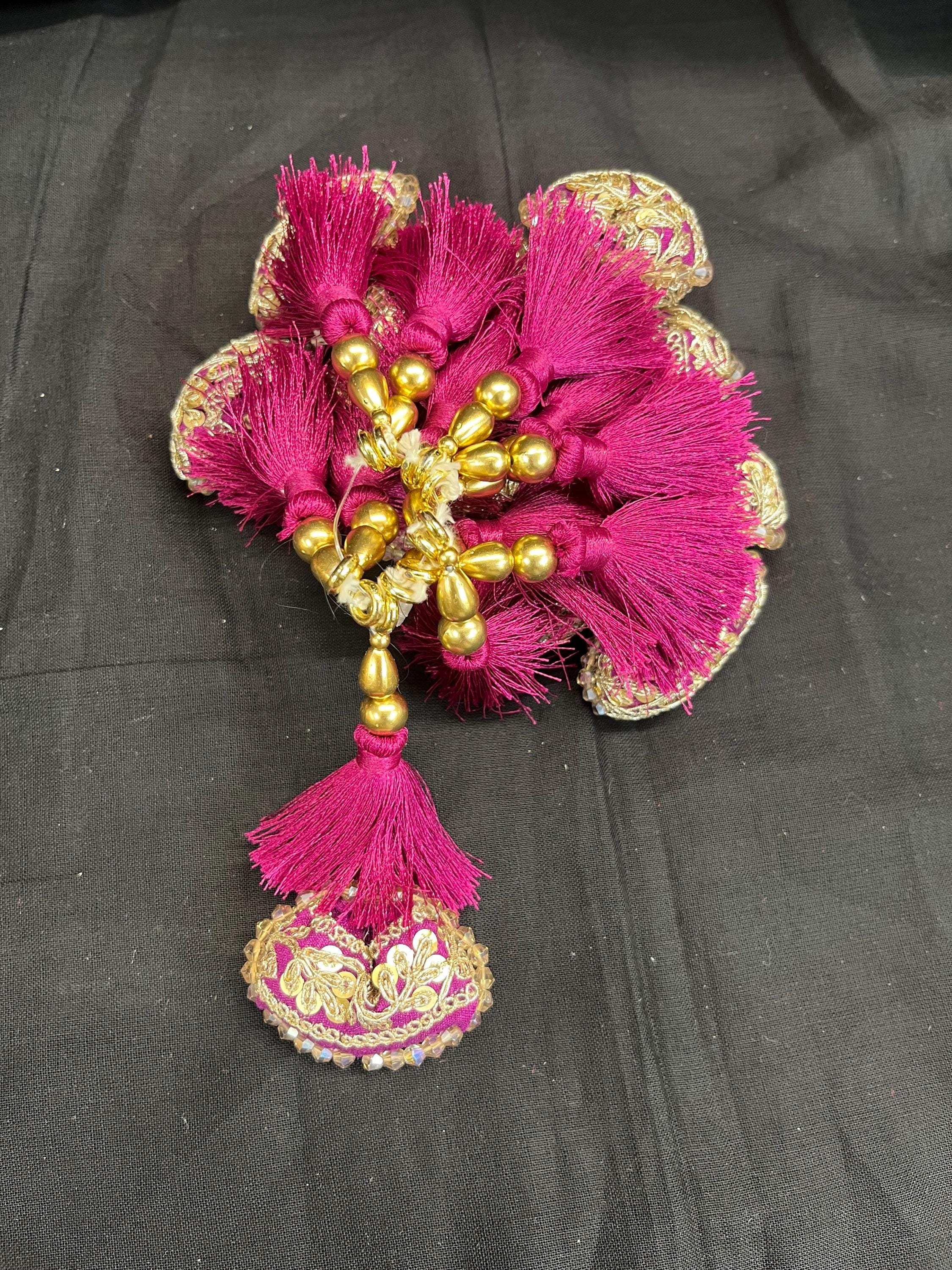 Fashion Handmade Latkan, Stylish Heavy Long for Lehenga, Chunni Border ...