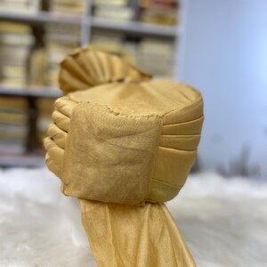 Groom Wedding Turban- Golden Adjustableturban(with Velcro)- Safa Turban ...