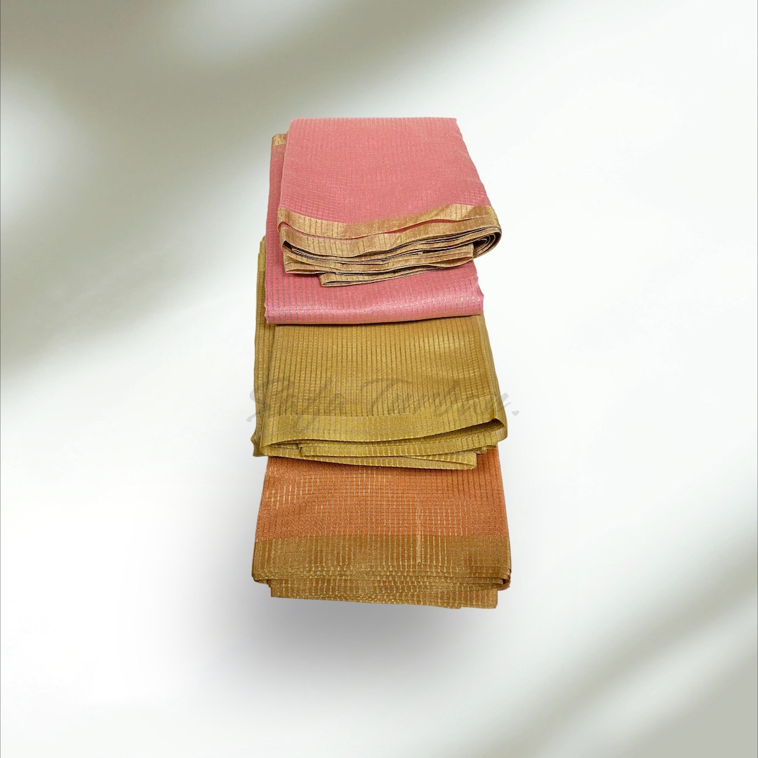 Men's Traditional Turban Fabric/safa/pagdi/pheta Cloth (golden/peach ...