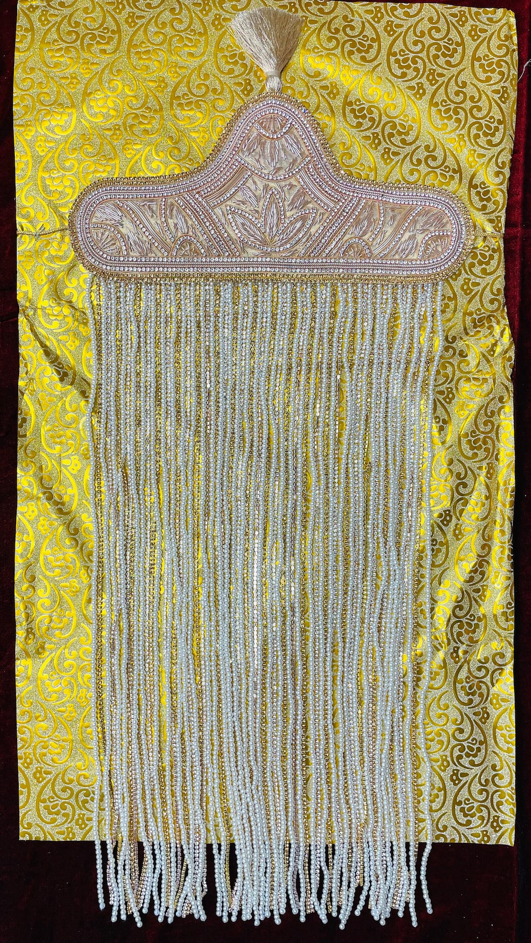 Indian Groom Sehra- Indian Wedding Accessories- Rose Gold Sehra With ...