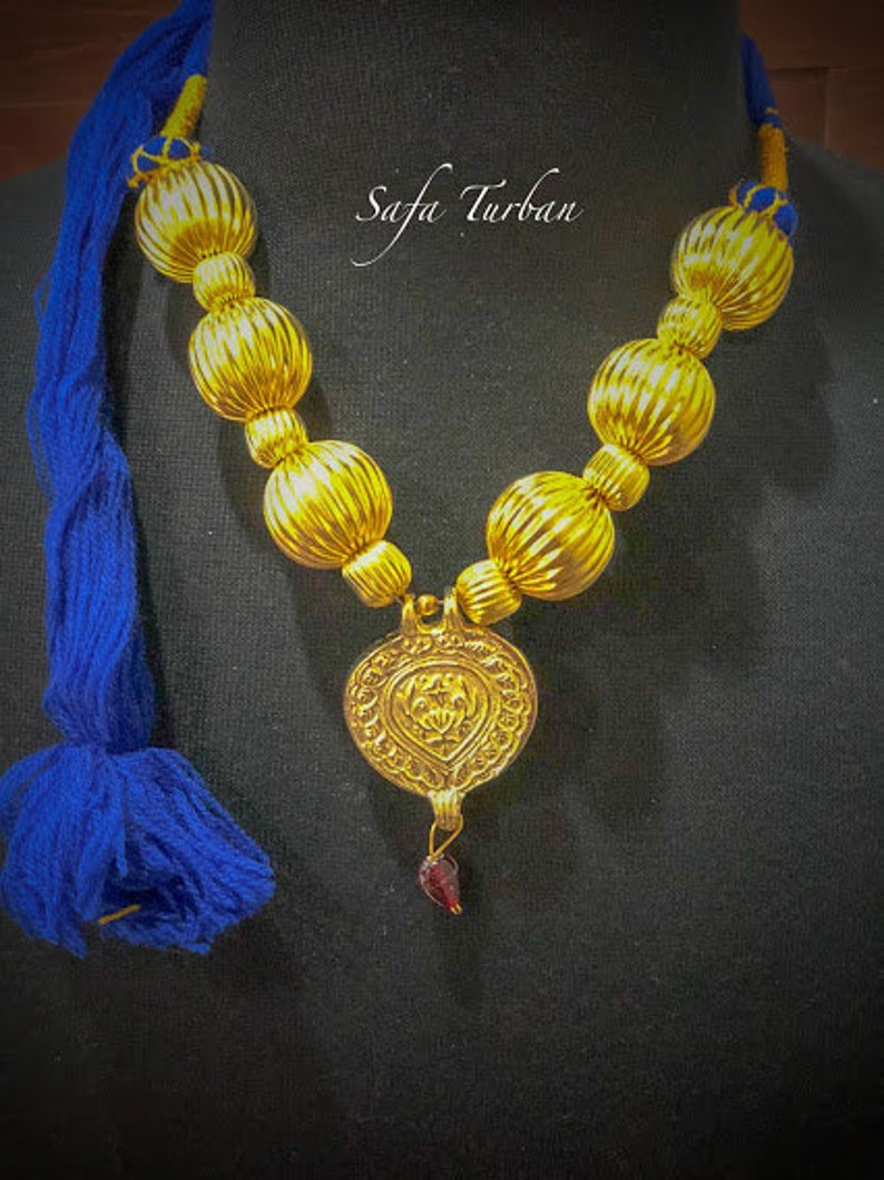 Kaintha Pendant Necklace Punjabi Folk Cultural Bhangra/ | Etsy