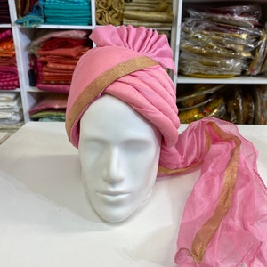 Indian Wedding- Hindu Safa With Velcro for Baraati/family Members, Safa ...