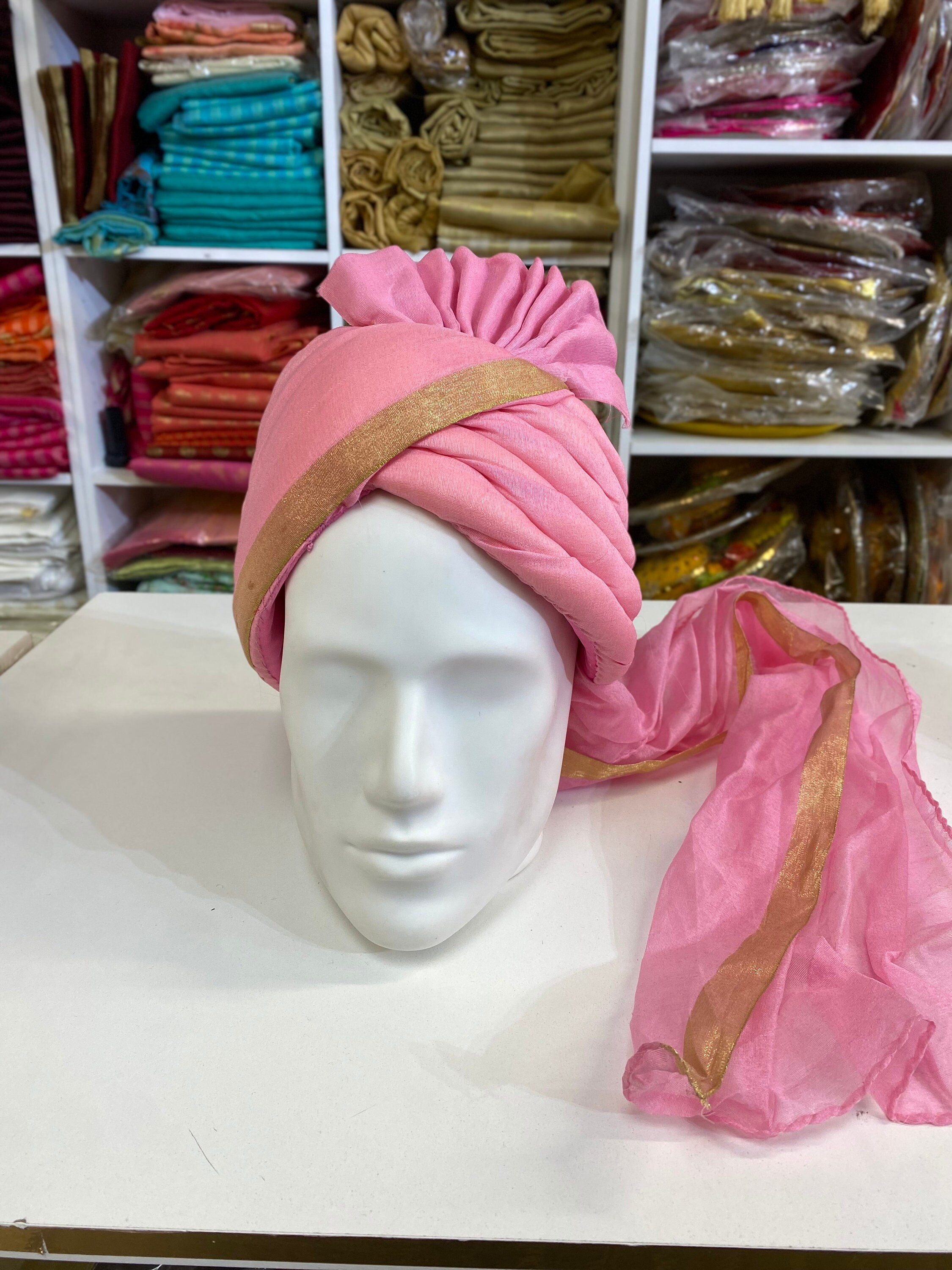 Indian Wedding- Hindu Safa With Velcro for Baraati/family Members, Safa ...