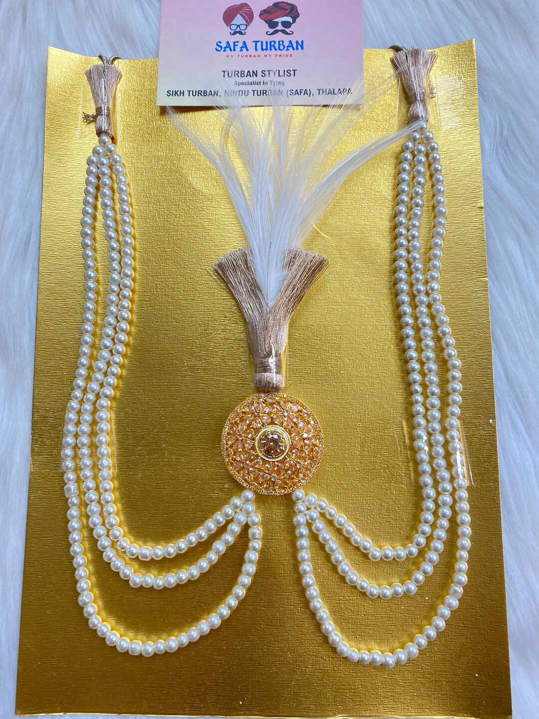 Indian Wedding Accessories- Kalangi/kalgi for Men's Safa/groom Turban ...