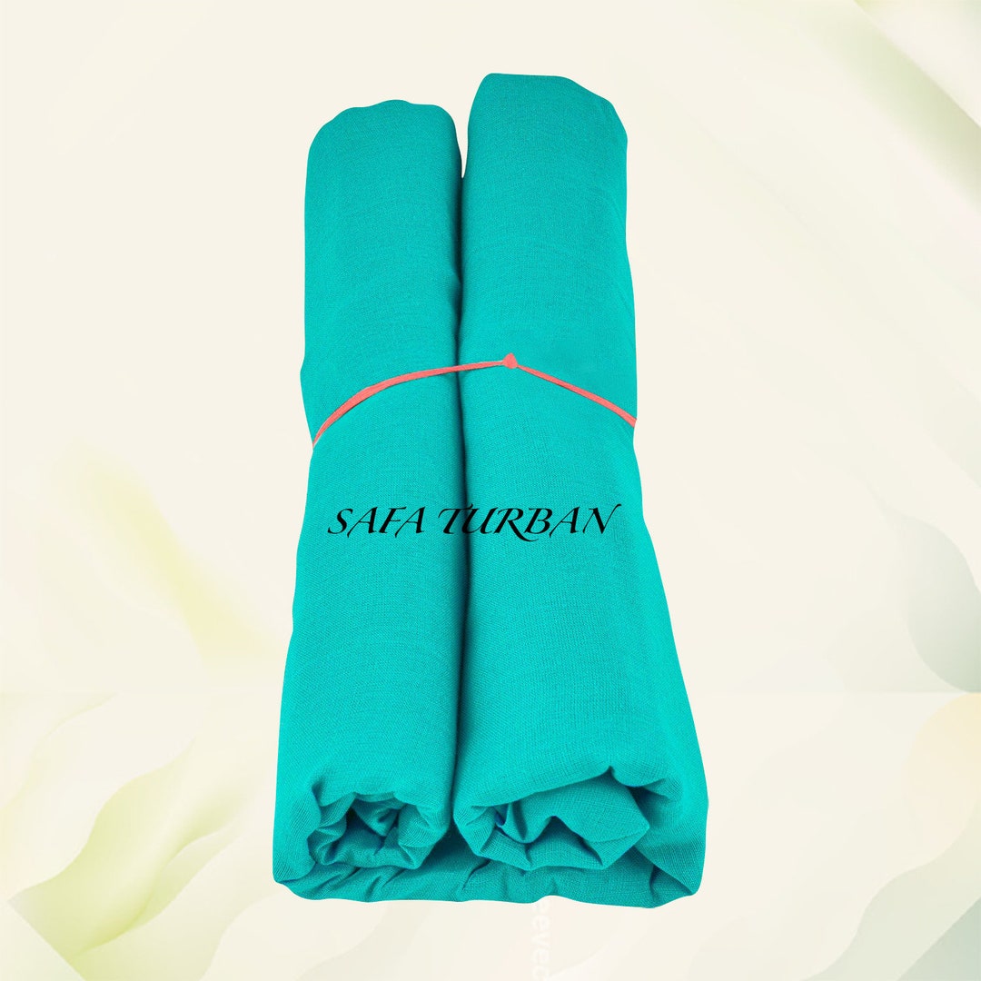 Sikh Turban- Turquoise (fullvoile), Sikh Turban, Turban Fabric - Etsy