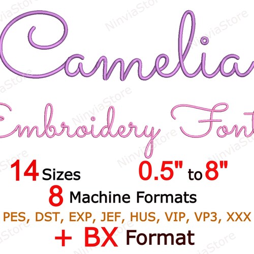 Machine Embroidery Design Vintage Script Alphabet INSTANT - Etsy