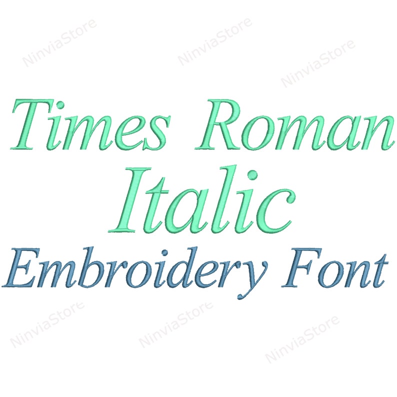 Times Roman Italic Embroidery Font Monogram BX Font Alphabet - Etsy