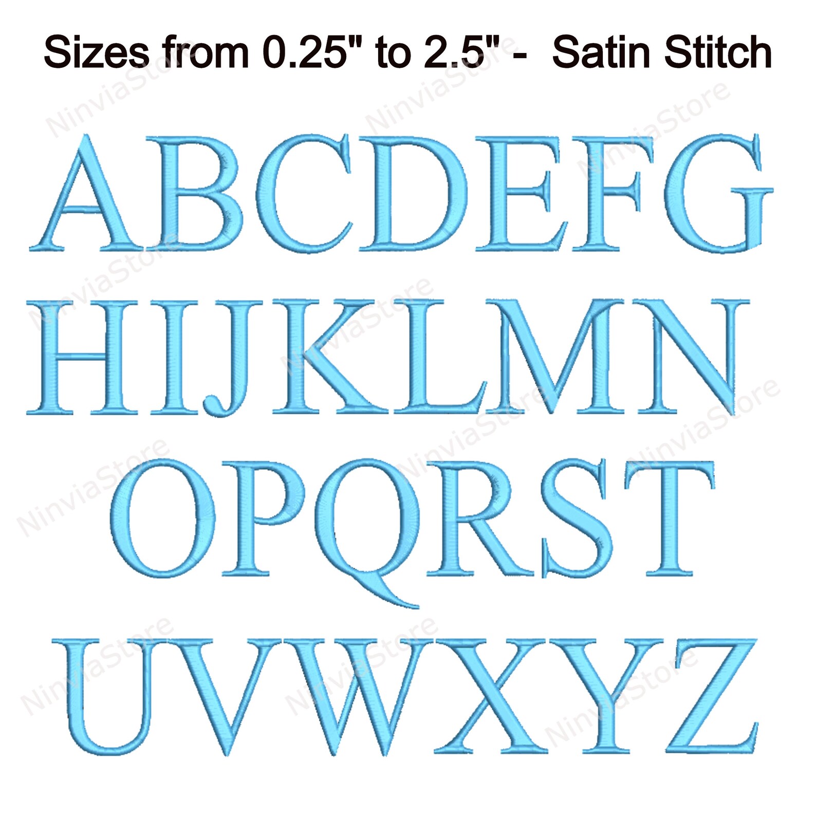 Times Roman Embroidery Font Machine Embroidery Design - Etsy