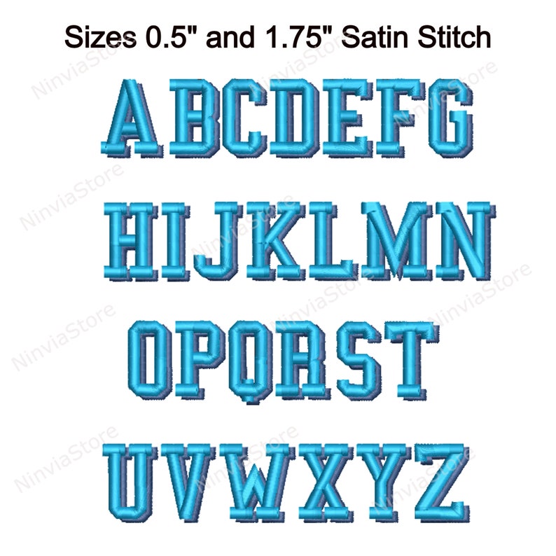 Athletic Shadow Embroidery Font, Monogram BX Font, Machine Embroidery ...