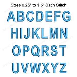 Bold Arial Narrow Embroidery Font, Bold Pe Embroidery Font, Alphabet ...